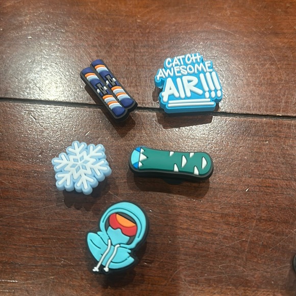 CROCS | Shoes | Crocs Charms Snow Themed | Poshmark